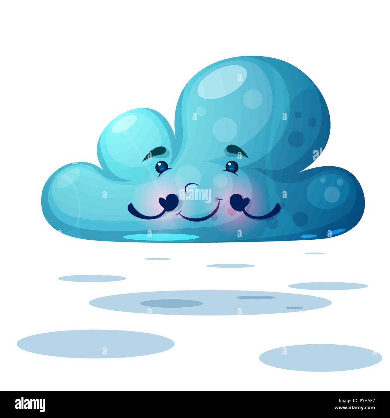 Cloudy sky pastel color Stock Vector Images - Alamy