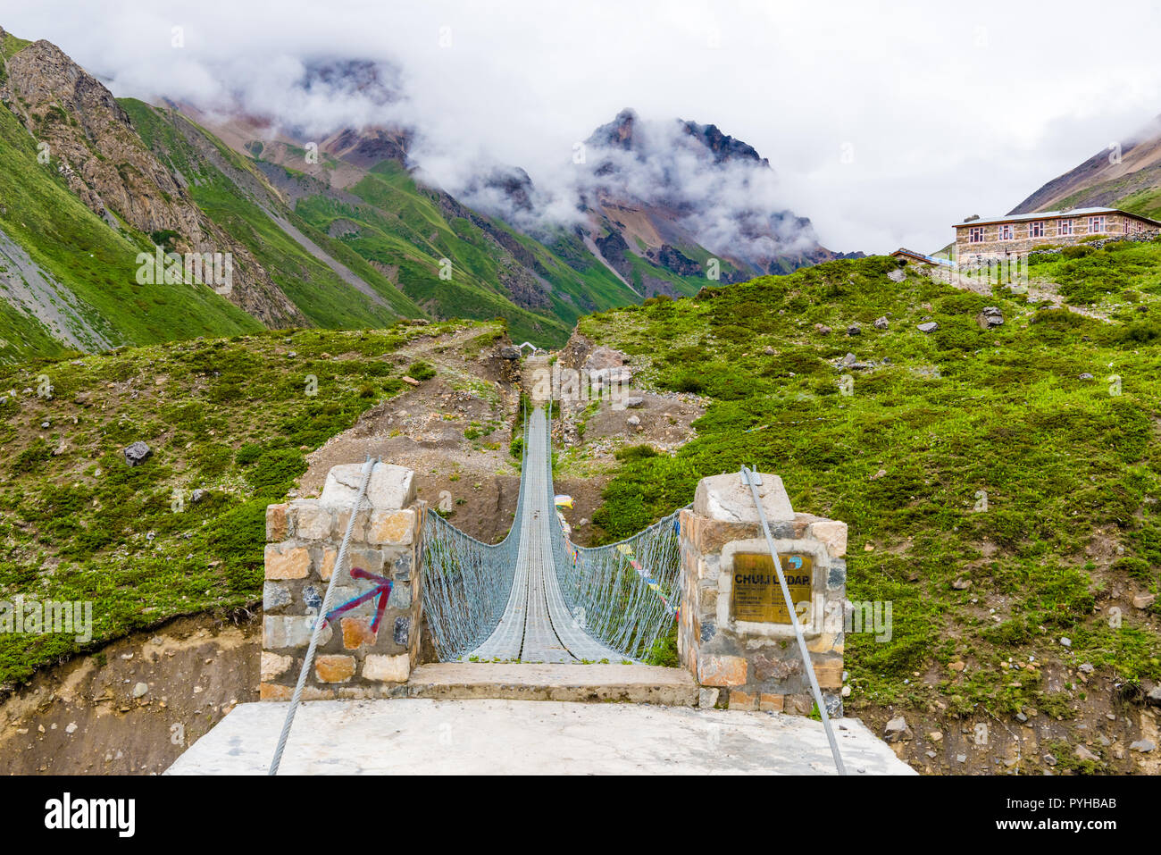 Annapurna Conservation Area, Nepal - July 26, 2018 : Traditional ...