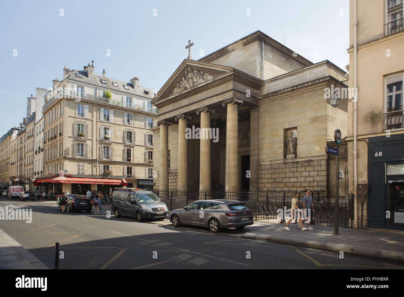 Church of Saint-Denys-du-Saint-Sacrement designed by French architect ...