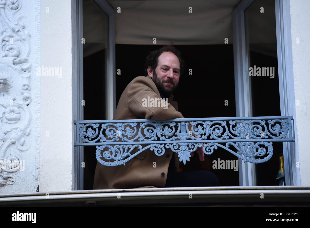 Paris: Eric Vuillard, 2017 Goncourt Prize, and Olivier Guez, Renaudot ...