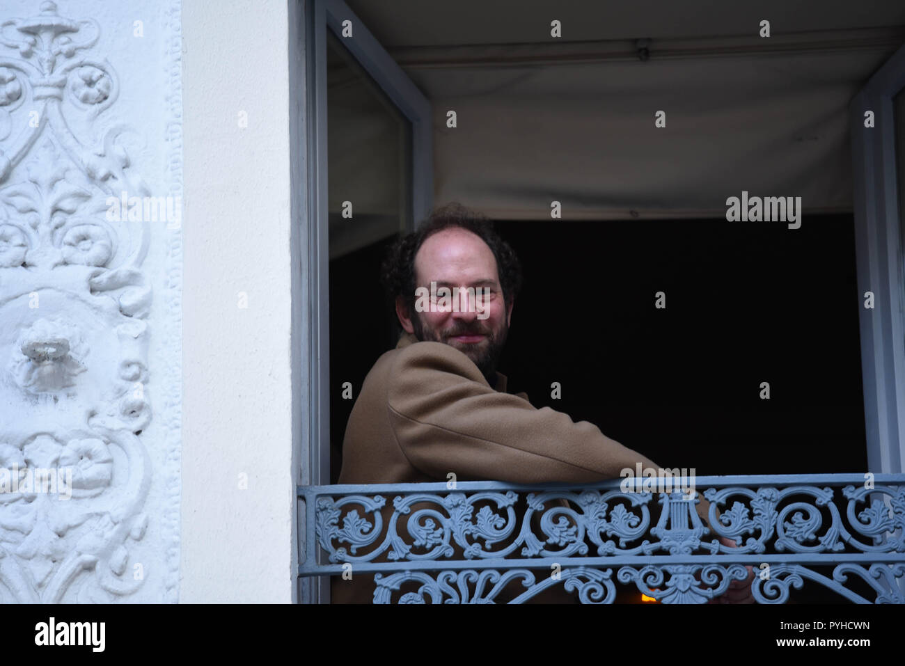 Paris: Eric Vuillard, 2017 Goncourt Prize, and Olivier Guez, Renaudot ...