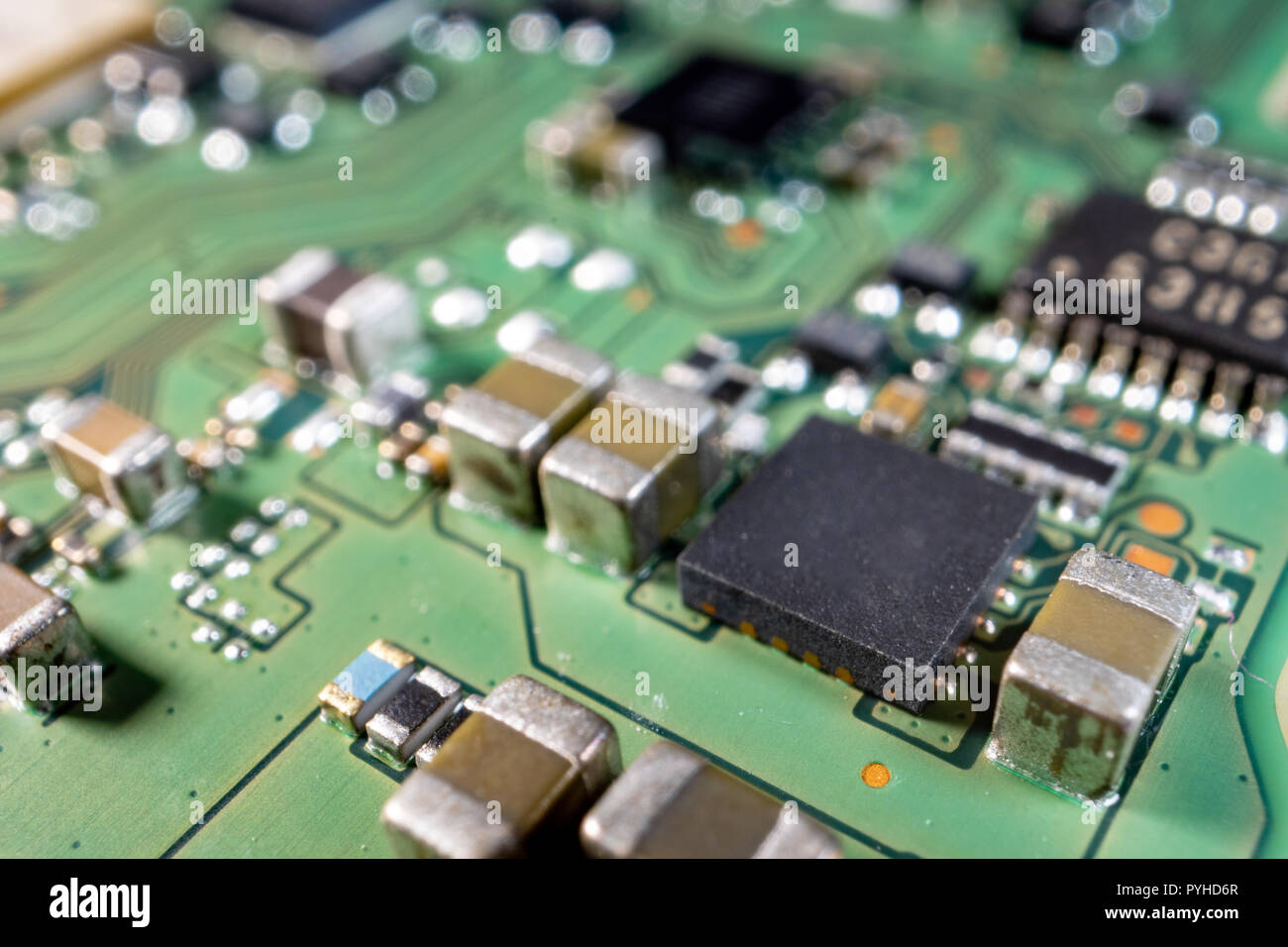 close up electronics PCB Stock Photo - Alamy
