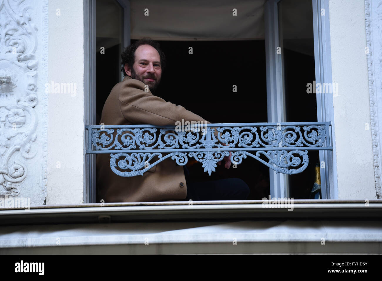 Paris: Eric Vuillard, 2017 Goncourt Prize, and Olivier Guez, Renaudot ...