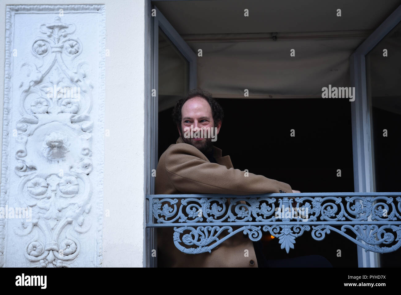 Paris: Eric Vuillard, 2017 Goncourt Prize, and Olivier Guez, Renaudot ...