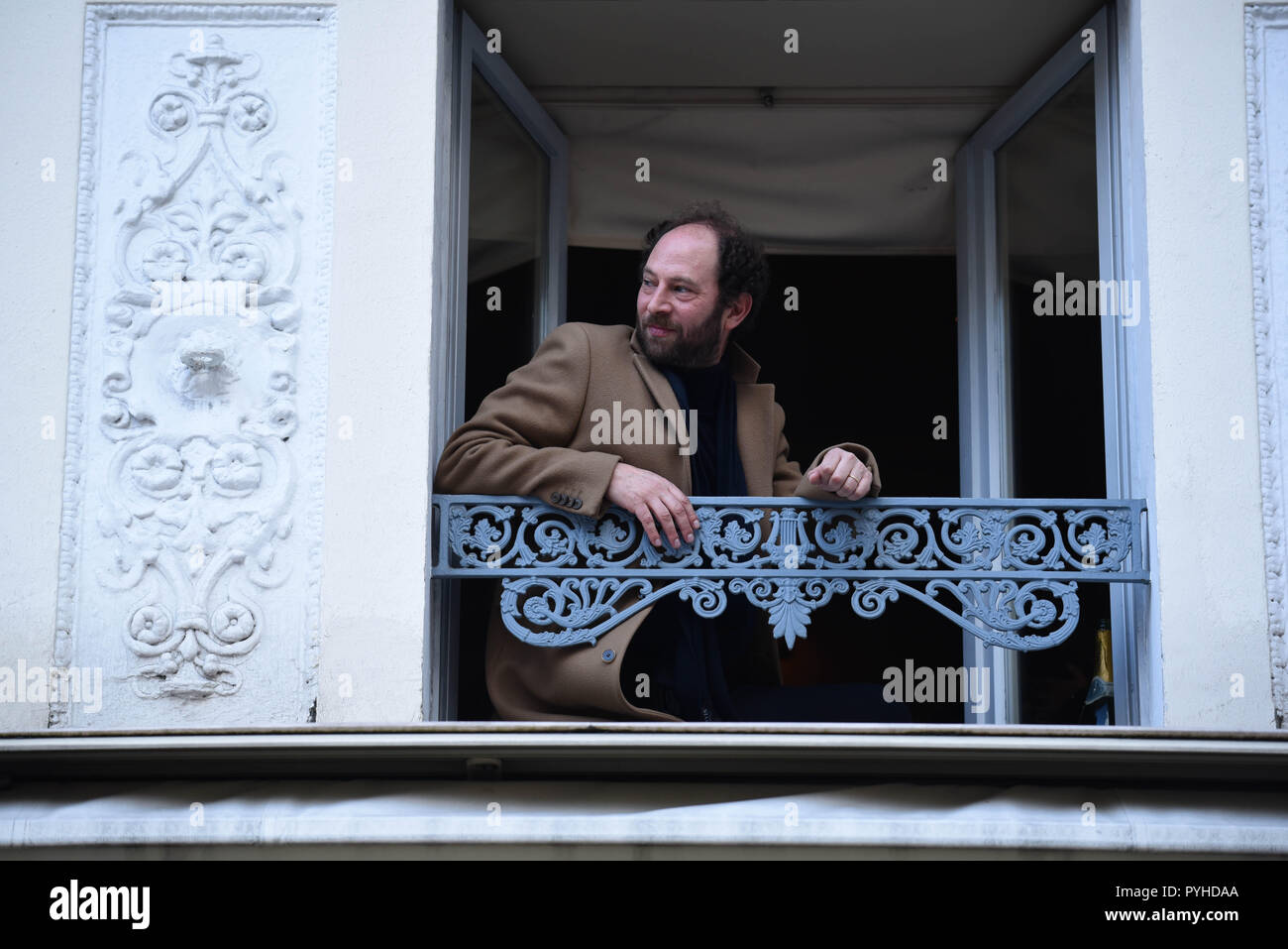 Paris: Eric Vuillard, 2017 Goncourt Prize, and Olivier Guez, Renaudot ...