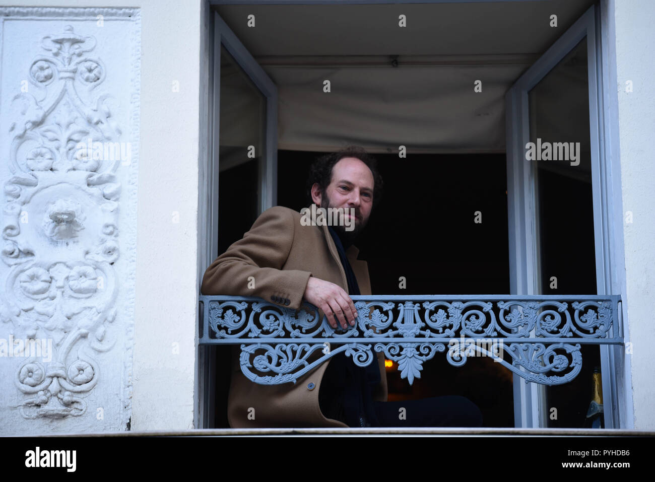 Paris: Eric Vuillard, 2017 Goncourt Prize, and Olivier Guez, Renaudot ...