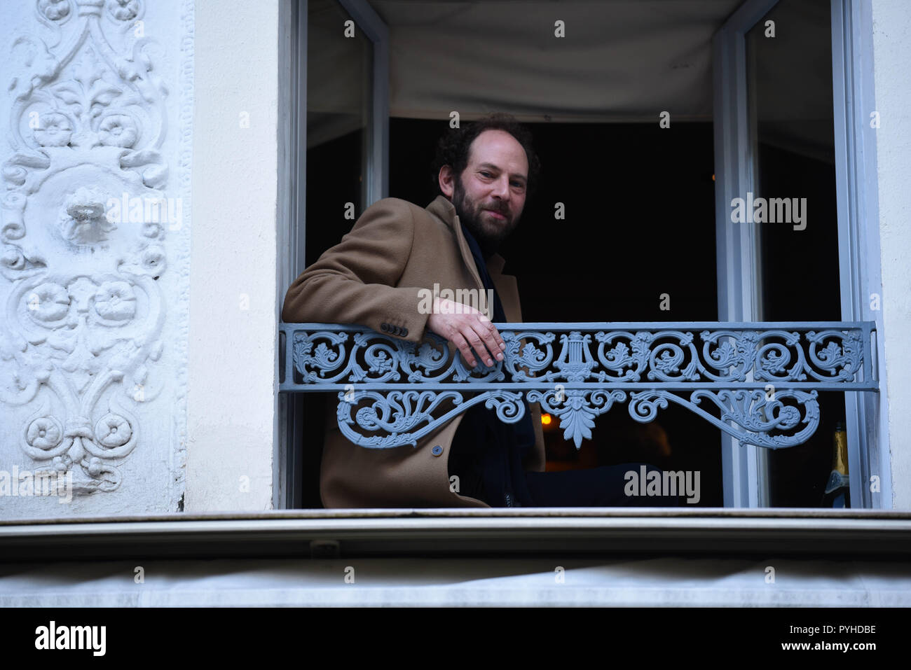 Paris: Eric Vuillard, 2017 Goncourt Prize, and Olivier Guez, Renaudot ...