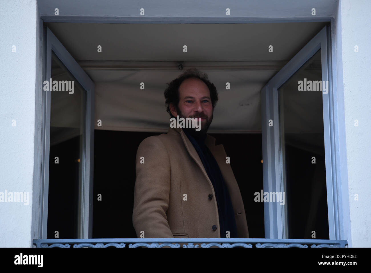 Paris: Eric Vuillard, 2017 Goncourt Prize, and Olivier Guez, Renaudot ...