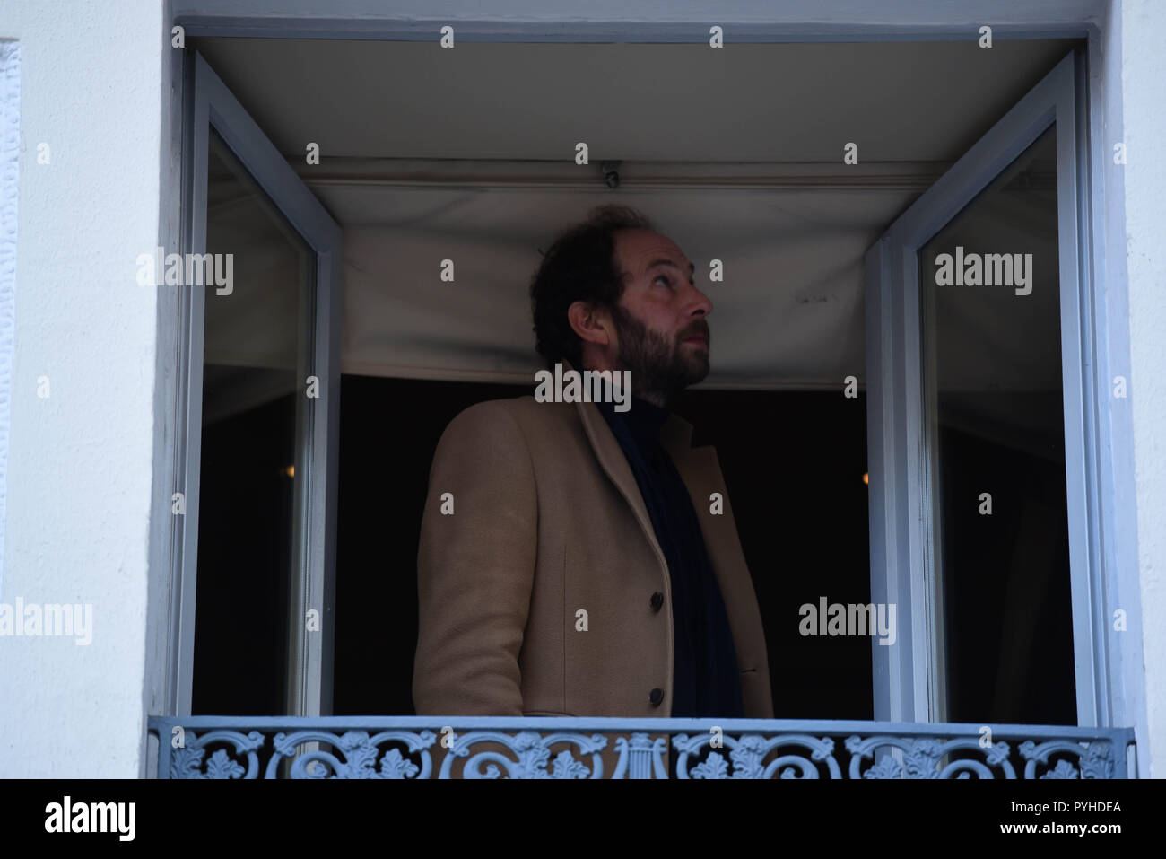 Paris: Eric Vuillard, 2017 Goncourt Prize, and Olivier Guez, Renaudot ...