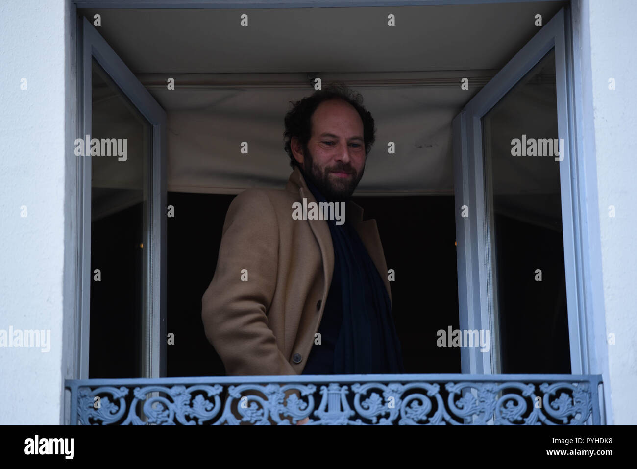 Paris: Eric Vuillard, 2017 Goncourt Prize, and Olivier Guez, Renaudot ...