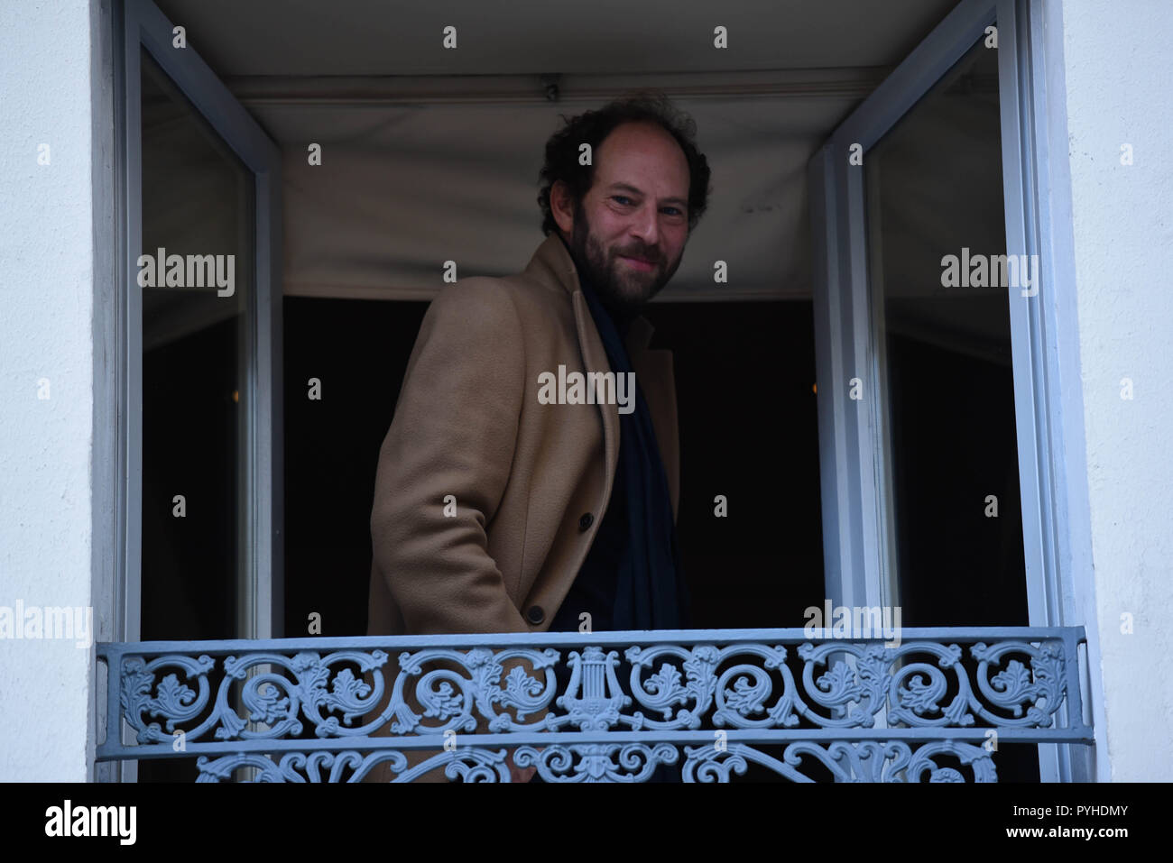 Paris: Eric Vuillard, 2017 Goncourt Prize, and Olivier Guez, Renaudot ...