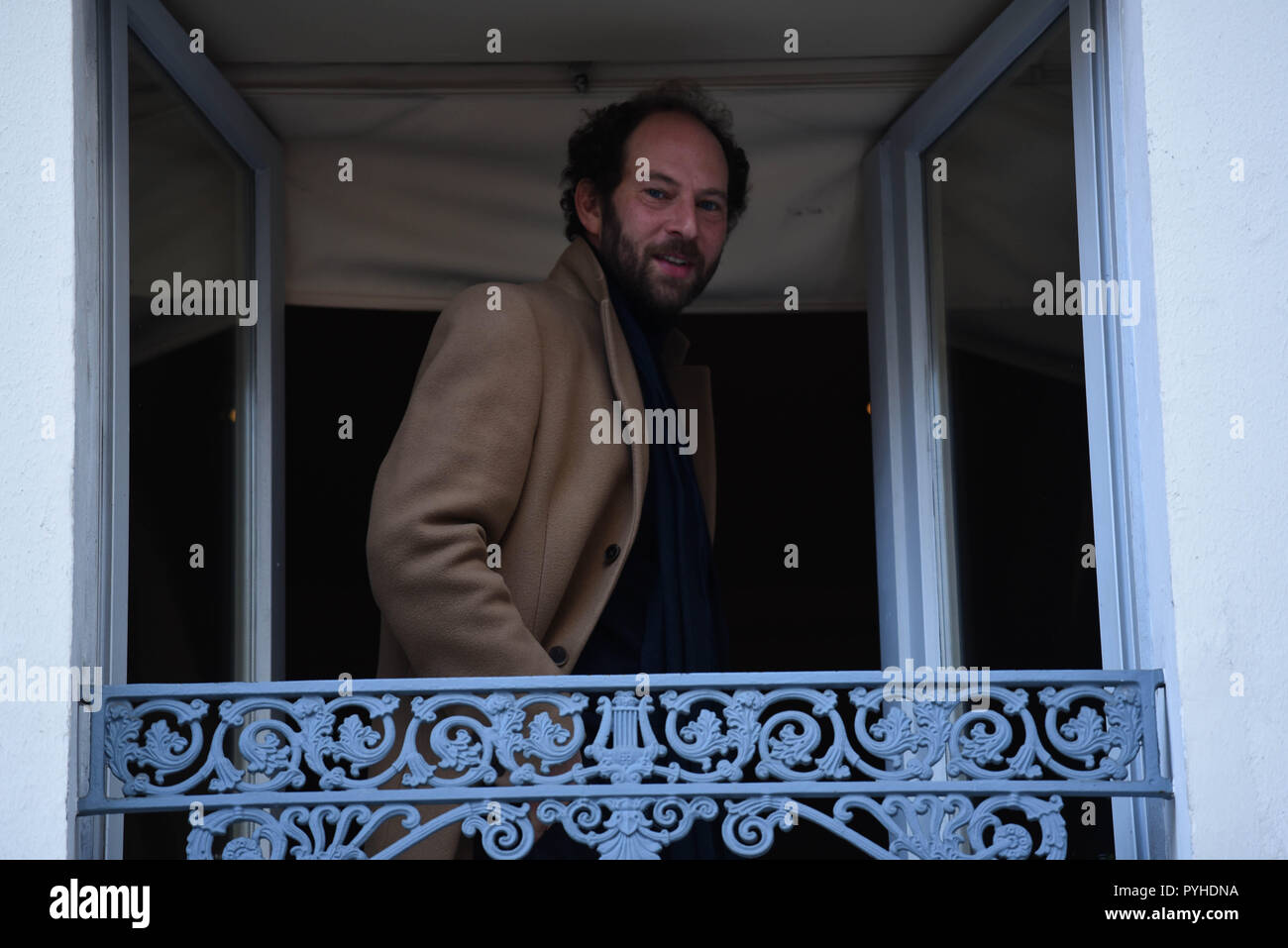 Paris: Eric Vuillard, 2017 Goncourt Prize, and Olivier Guez, Renaudot ...