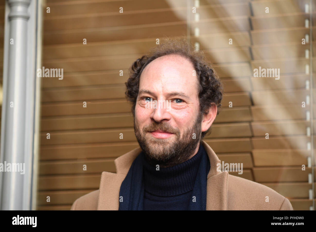Paris: Eric Vuillard, 2017 Goncourt Prize, and Olivier Guez, Renaudot ...