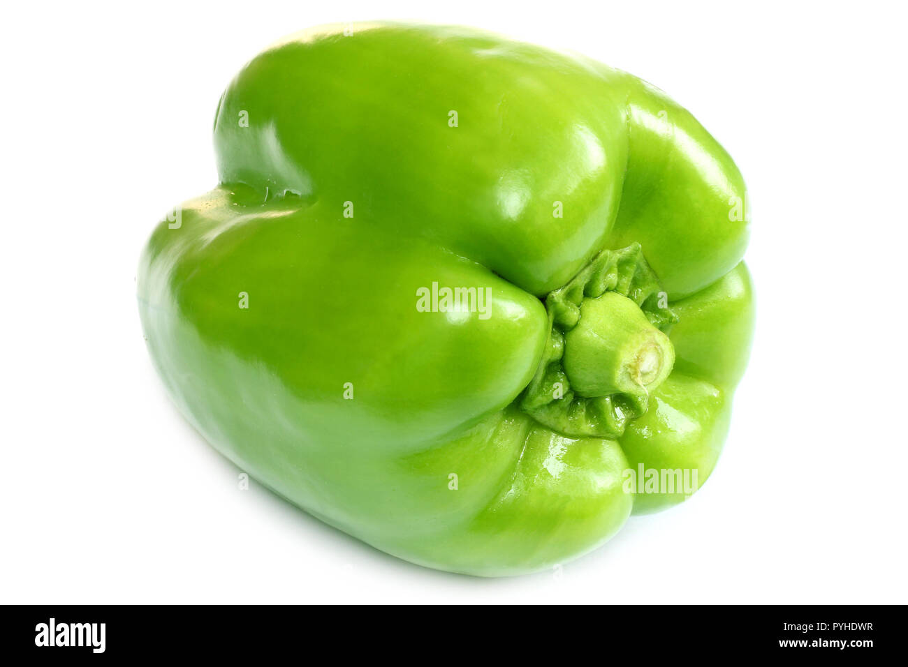 Green Capsicum Cut Out Stock Images & Pictures - Alamy