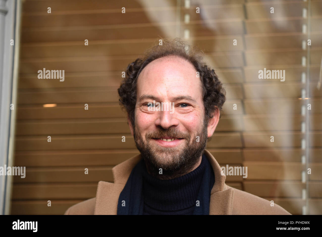 Paris: Eric Vuillard, 2017 Goncourt Prize, and Olivier Guez, Renaudot ...