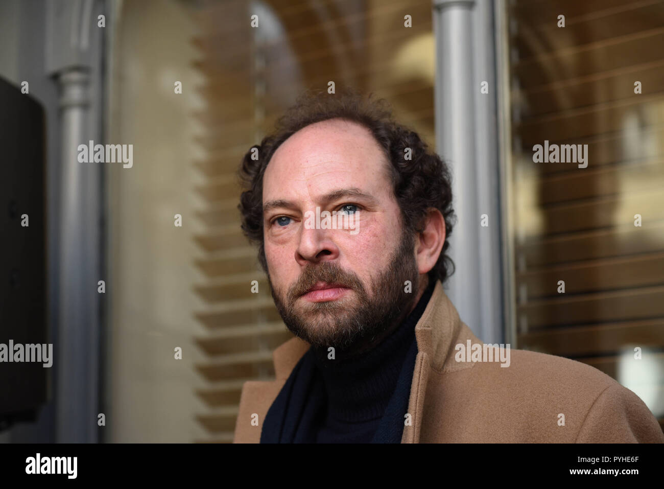 Paris: Eric Vuillard, 2017 Goncourt Prize, and Olivier Guez, Renaudot ...
