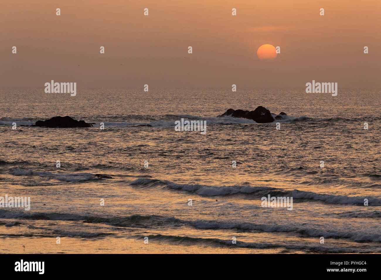 Atlantic northeast indian summer sunset Stock Photo - Alamy