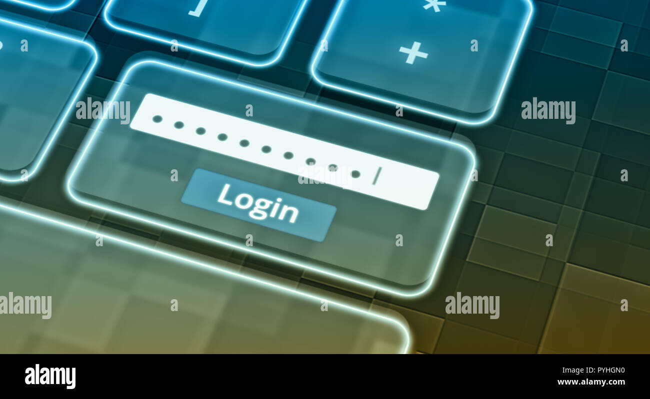 Concept Futuristic Keypad