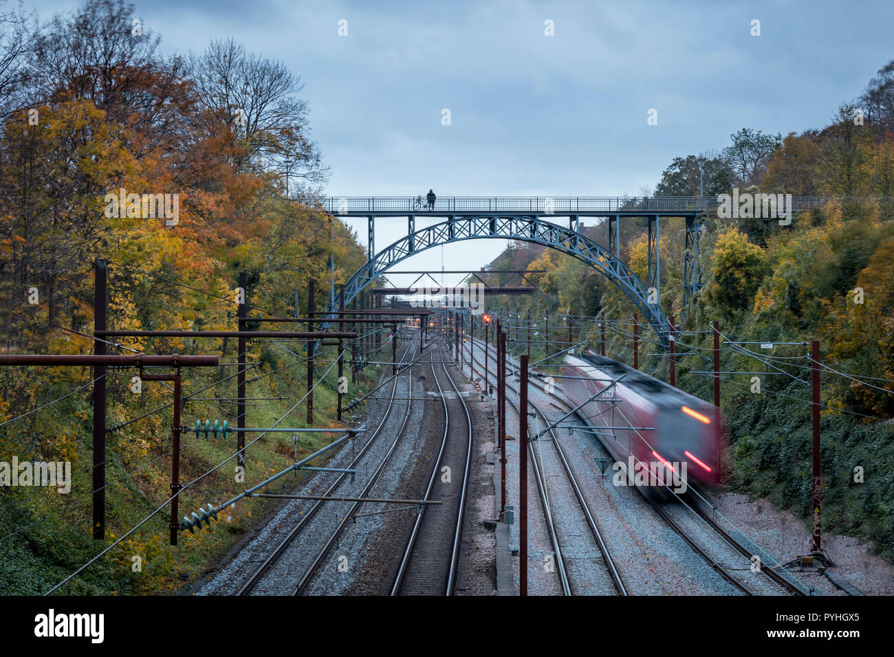 Railroad traffic bridge hi-res stock photography and images - Alamy