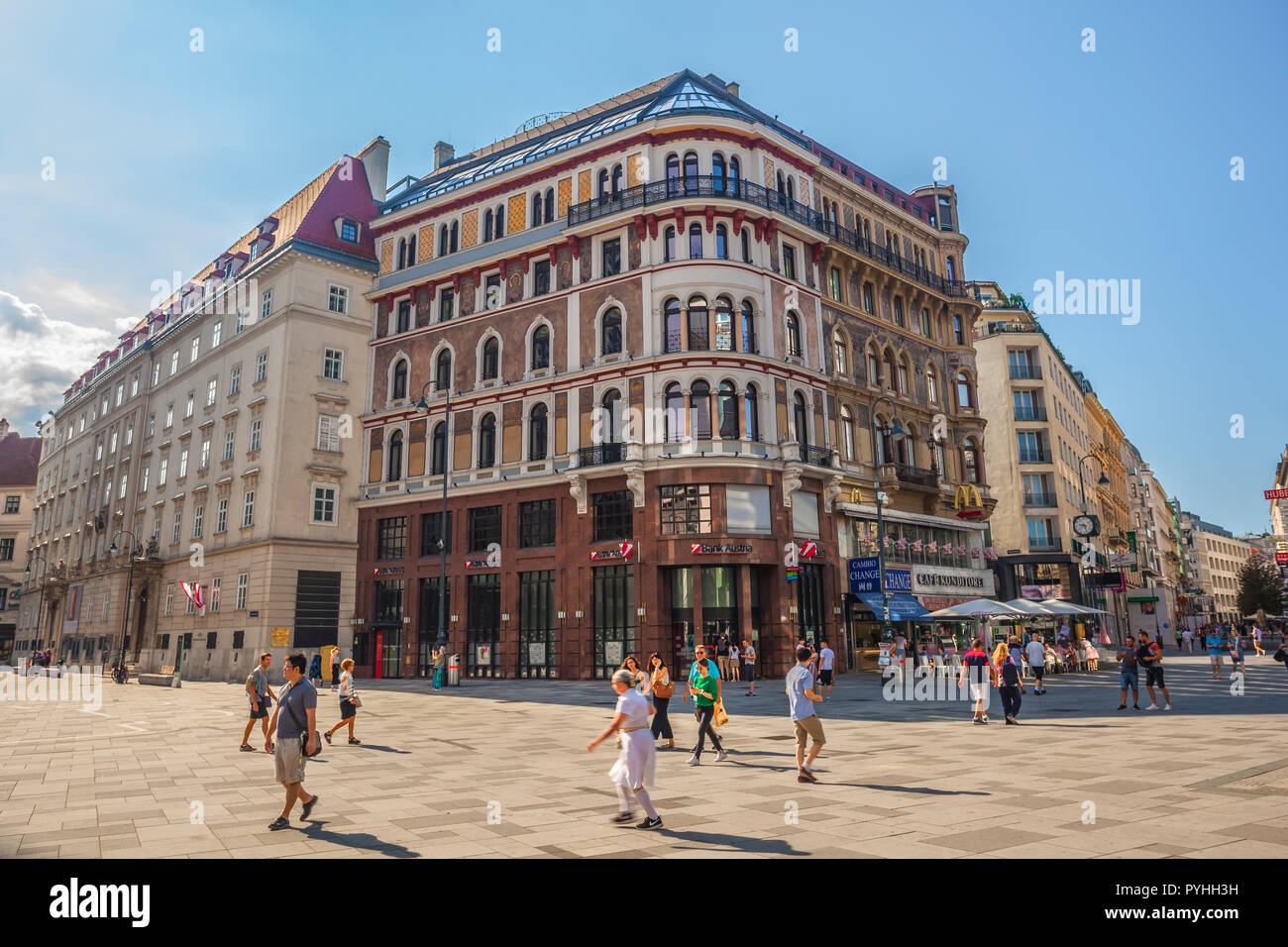 Vienna, Austria - 19.08.2018: Cityscape views of one of Europe's most ...