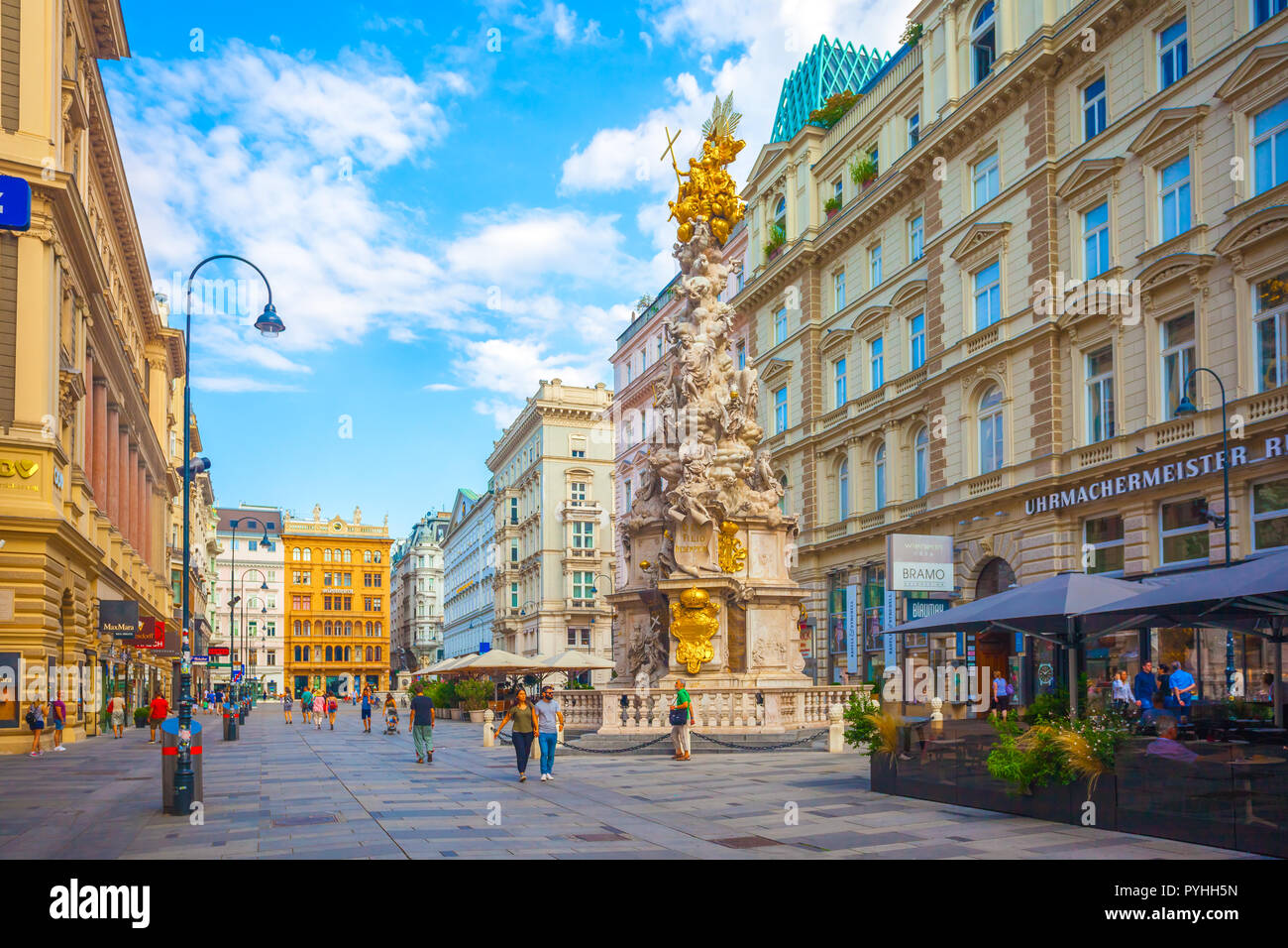 Vienna, Austria - 19.08.2018: Cityscape views of one of Europe's most ...