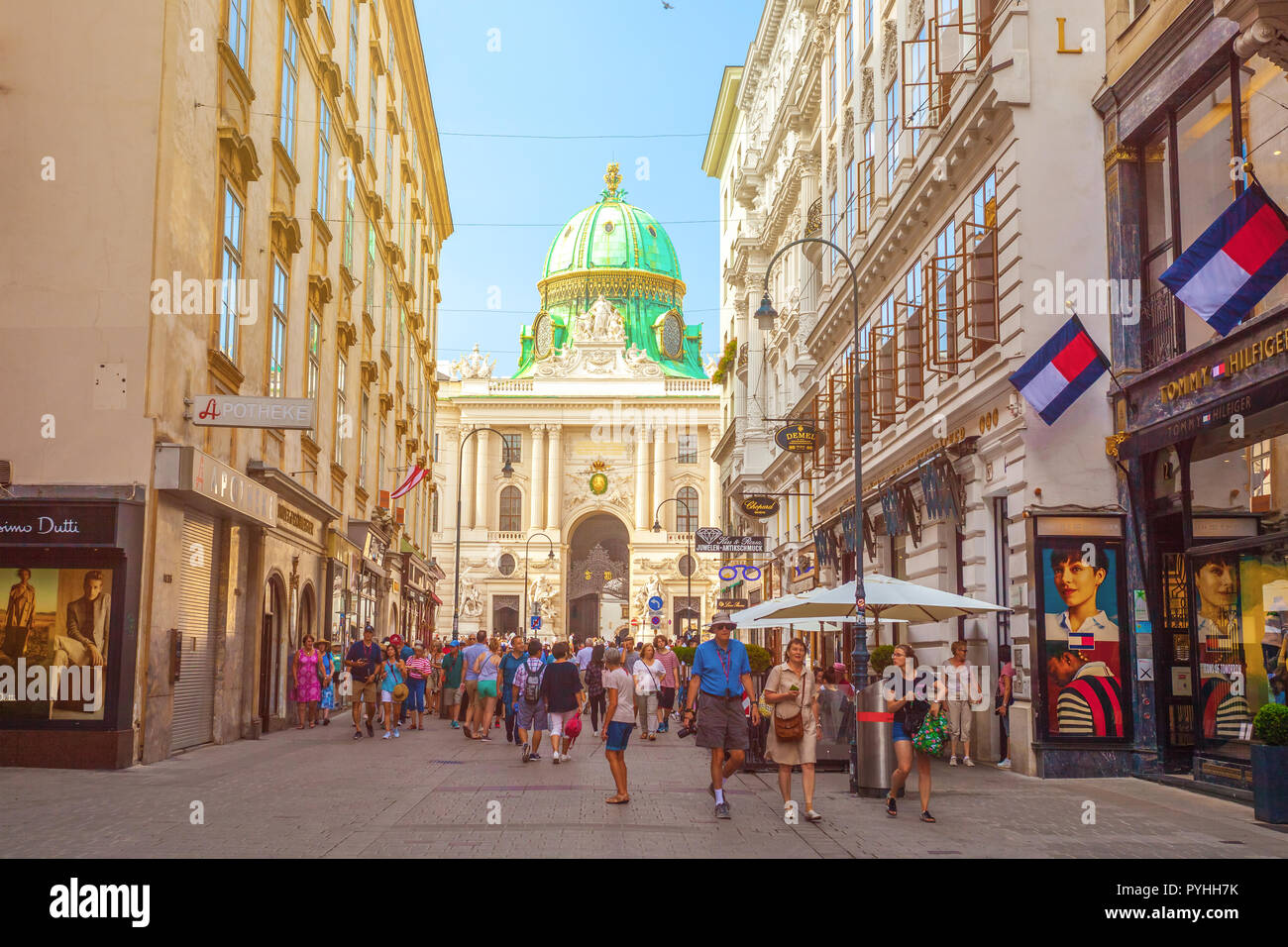 Vienna, Austria - 19.08.2018: Cityscape views of one of Europe's most ...