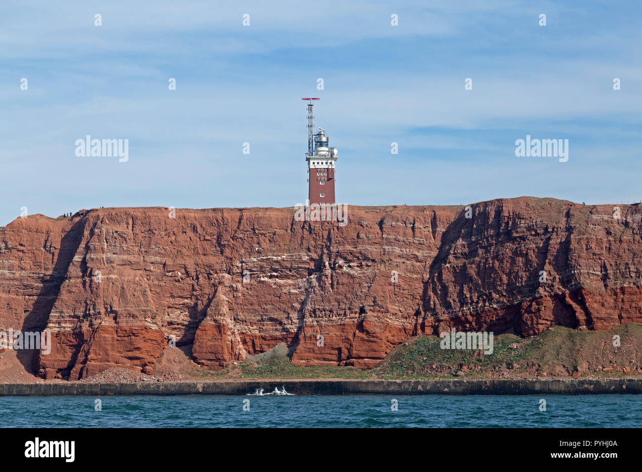 lighthouse, Heligoland, Schleswig-Holstein, Germany Stock Photo - Alamy
