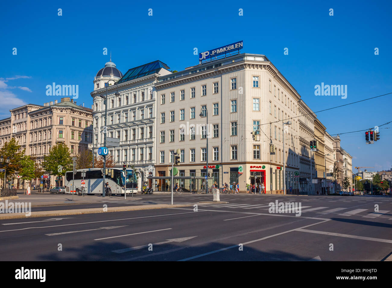 Vienna, Austria - 19.08.2018: Cityscape views of one of Europe's most ...