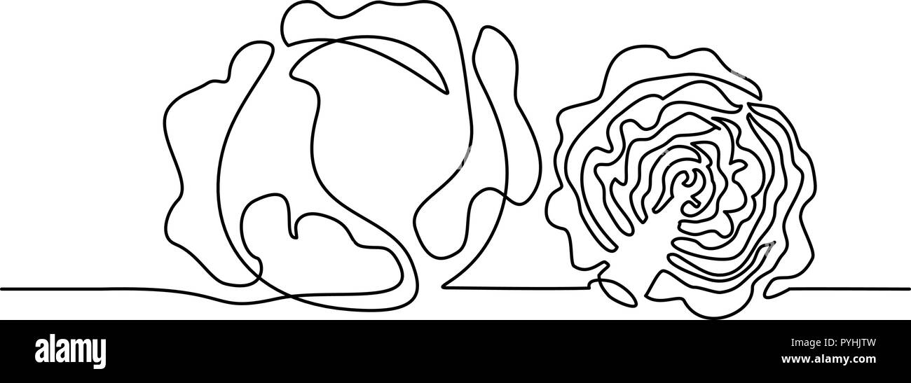 Line cabbage logo hi-res stock photography and images - Alamy