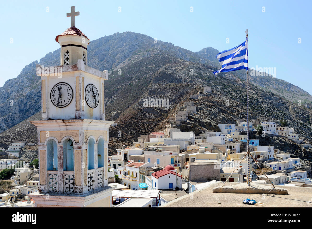 Greece, Karpathos mountain village Olympos Stock Photo - Alamy