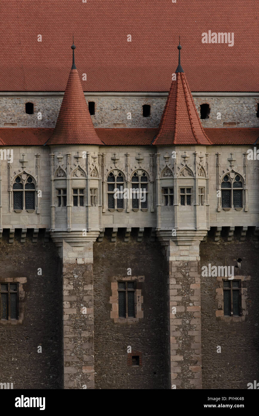 The Gothic-Renaissance Corvin castle in Romania Stock Photo - Alamy