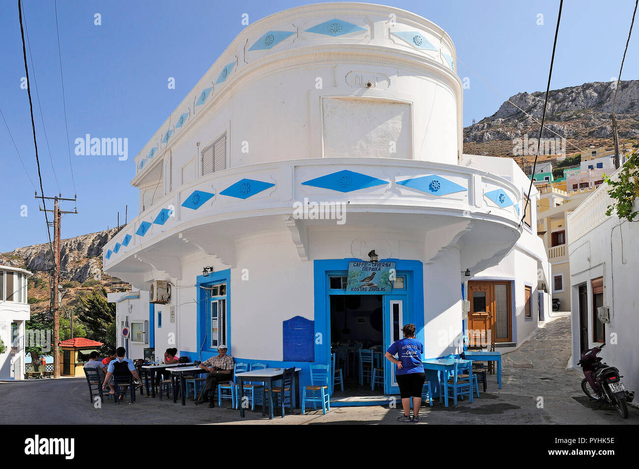 Greece, Karpathos mountain village Menetes Stock Photo - Alamy