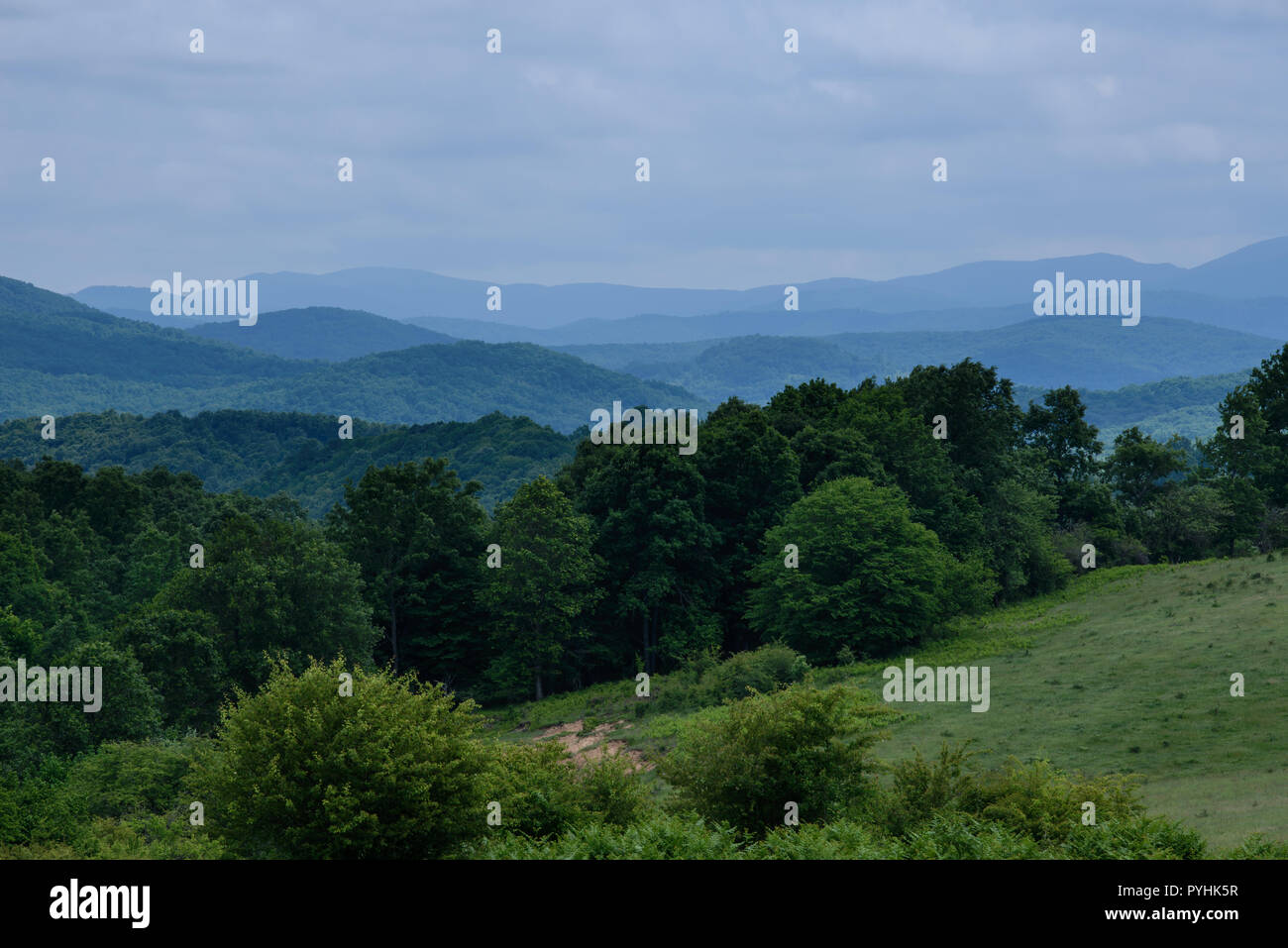 Bulgarian landscape from Strandzha mountain region Stock Photo - Alamy