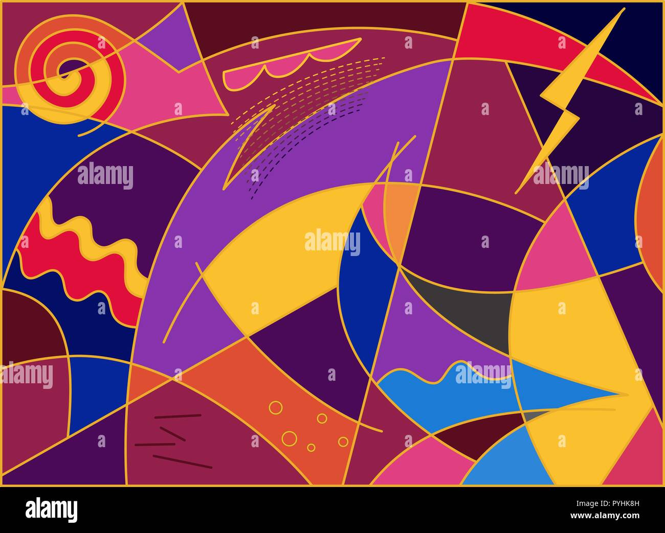 Mosaic ship Stock Vector Images - Alamy