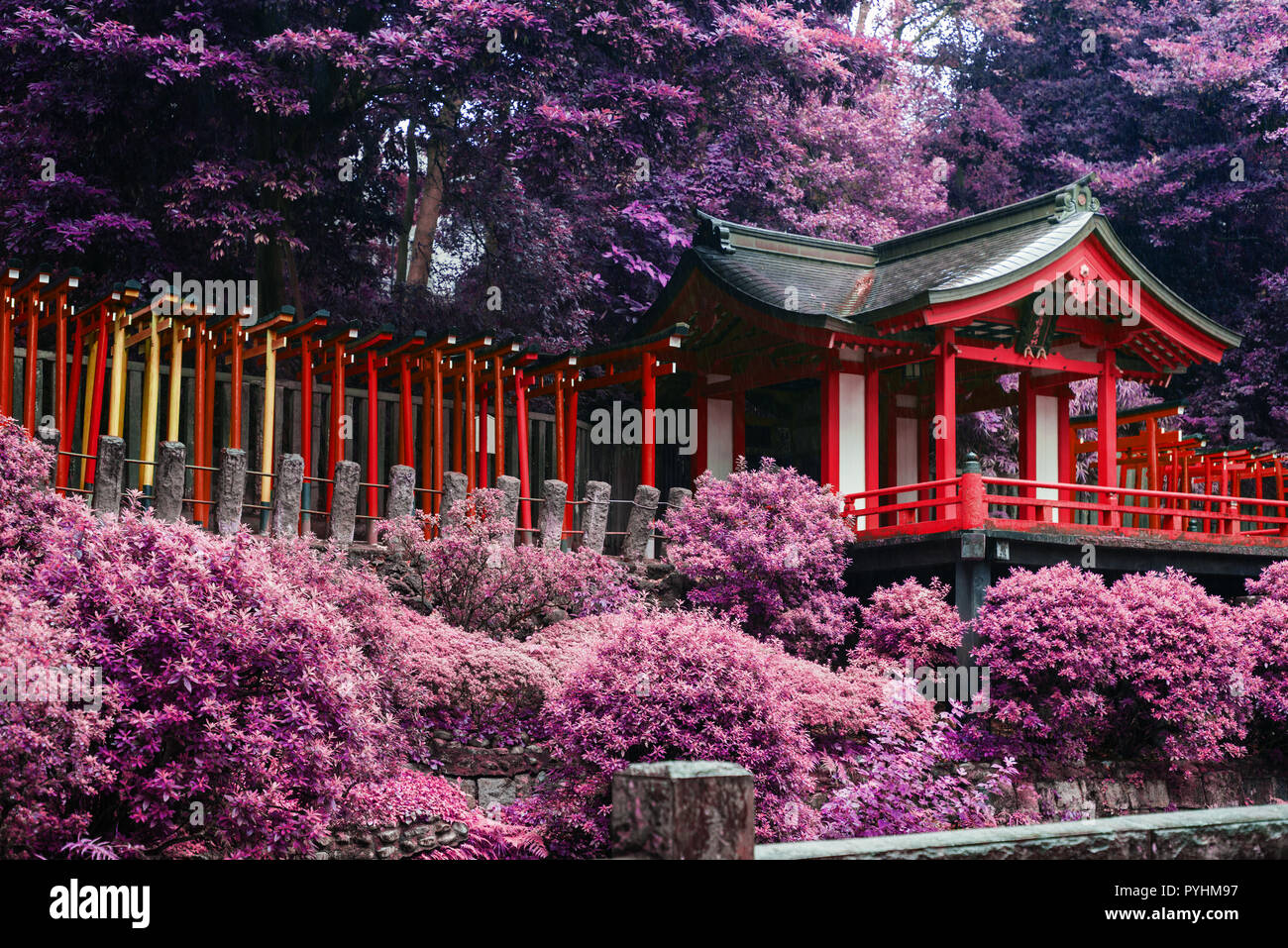 part of a temple complex in Tokyo, Japan Stock Photo - Alamy