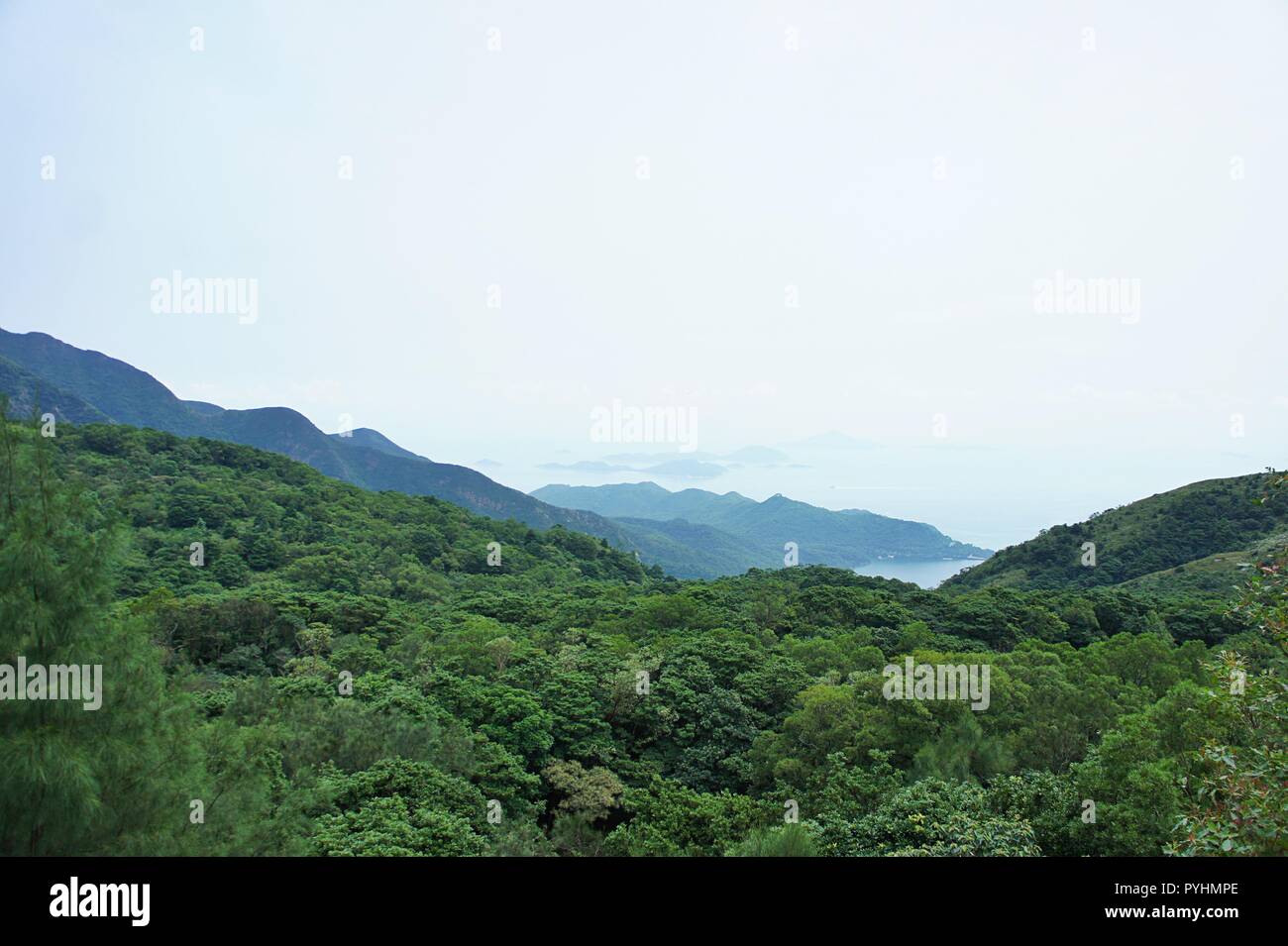 Mountain range landscape Stock Photo - Alamy