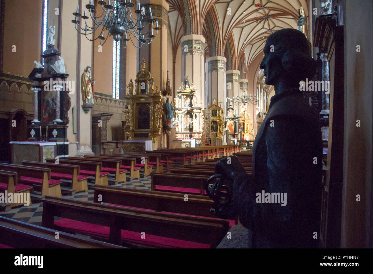 Monument of Nicolaus Copernicus in Gothic Archcathedral Basilica of the ...