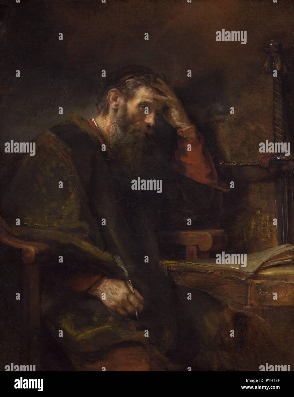 Apostle paul by rembrandt hi-res stock photography and images - Alamy