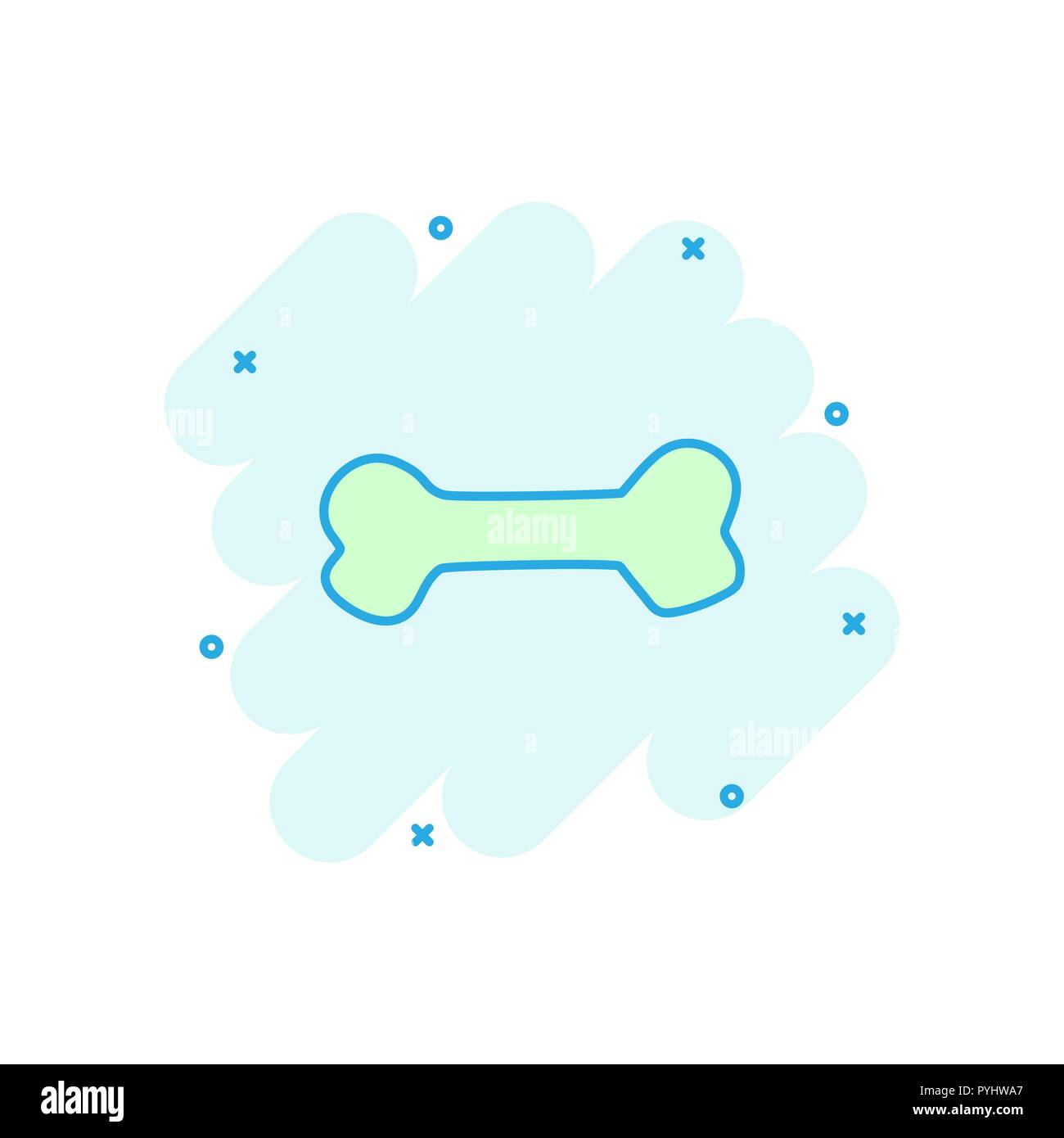 Cartoon dog and bone hi-res stock photography and images - Alamy