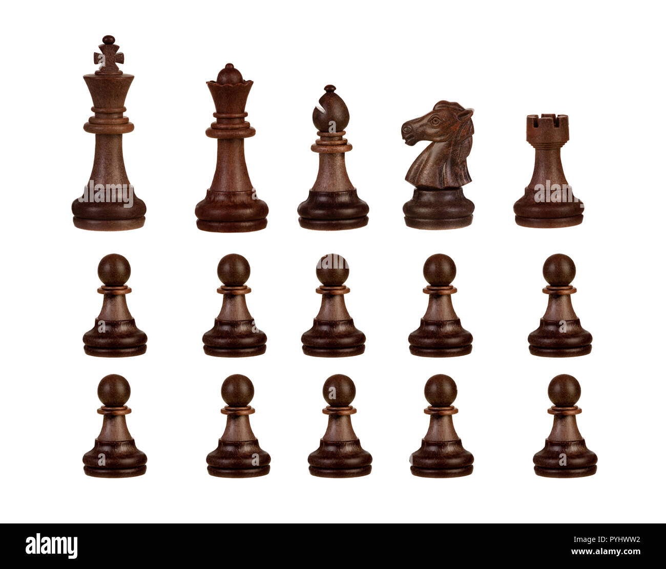 Chess figures isolated on a white background Stock Photo - Alamy