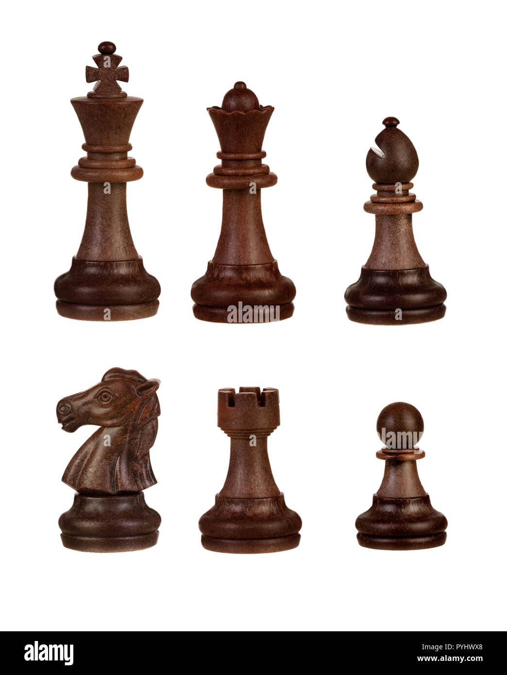 Chess figures isolated on a white background Stock Photo - Alamy