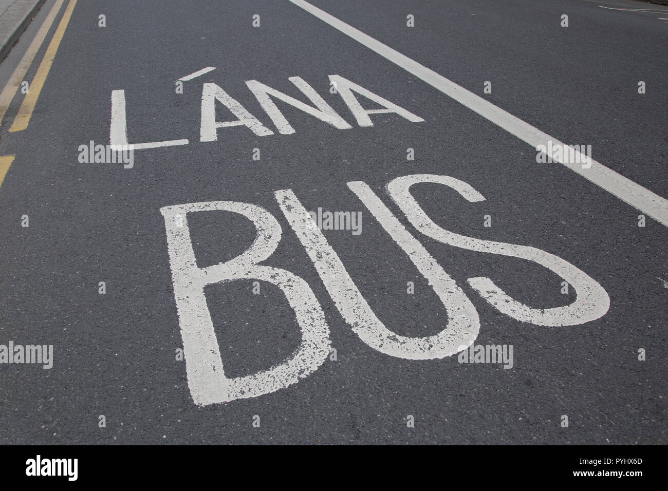 Bus lane ireland hi-res stock photography and images - Alamy
