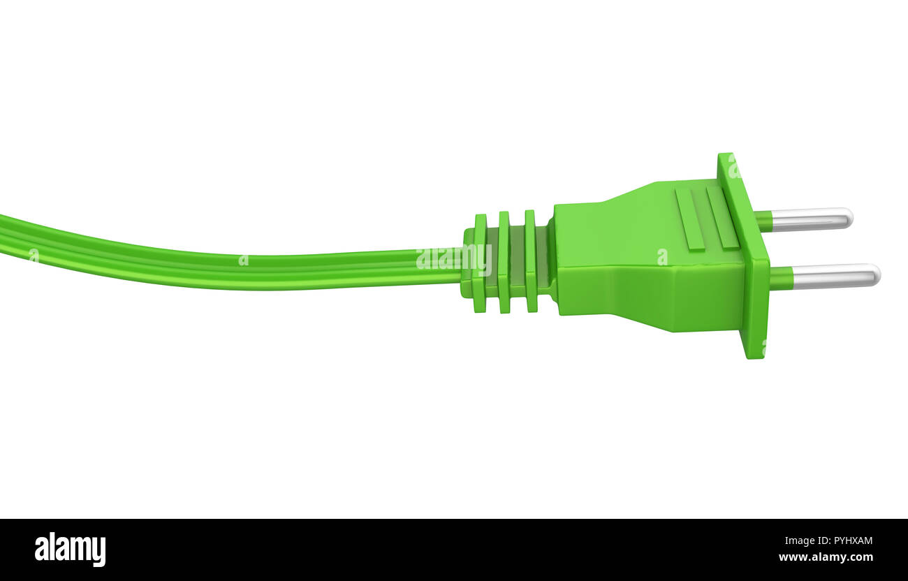 Power Plug Isolated Stock Photo - Alamy