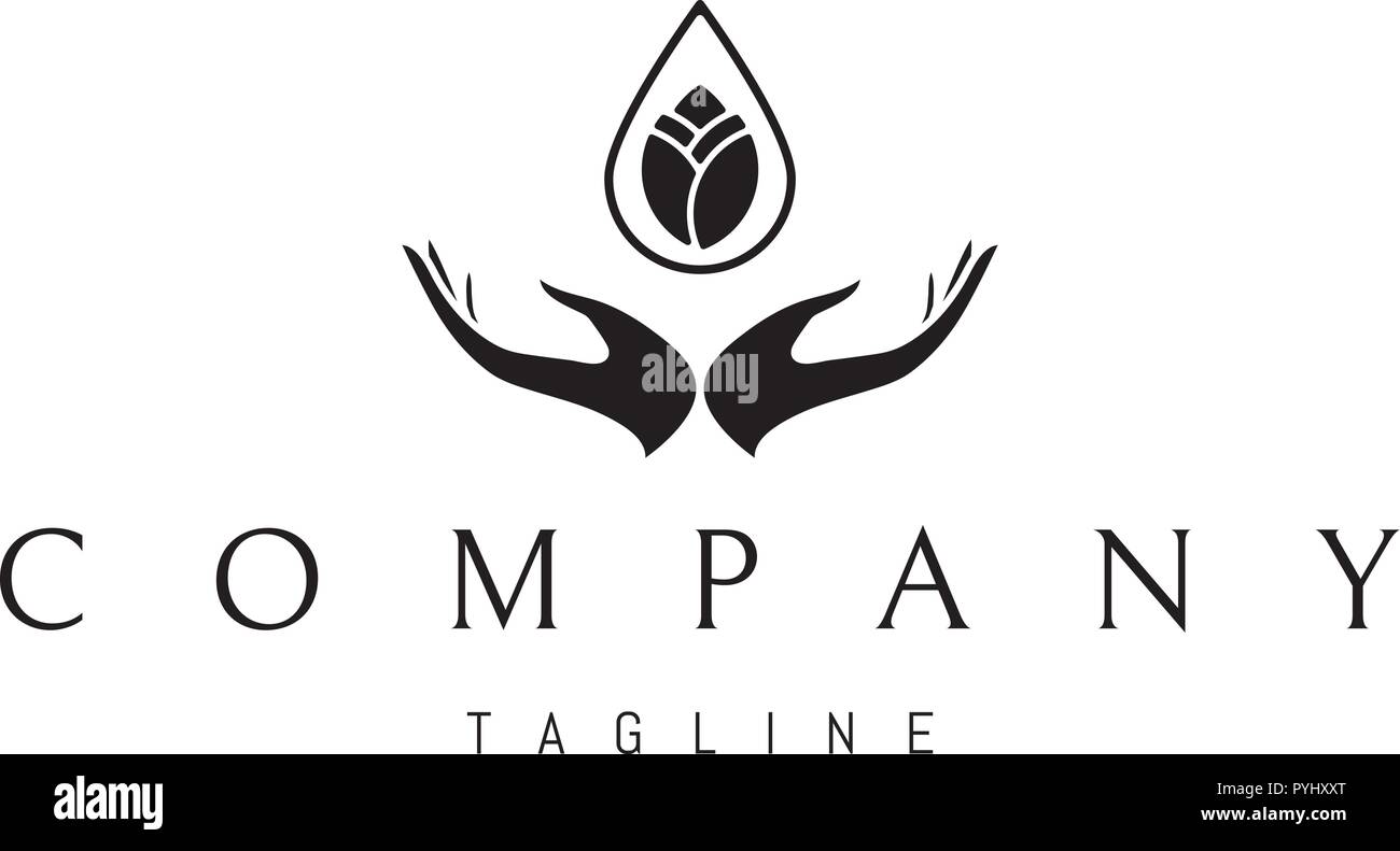 Enviromental Protection Black vector logo image Stock Vector Image ...