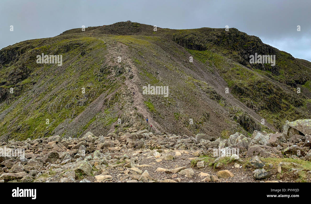 Scafell Pike Summit Stock Photo - Alamy