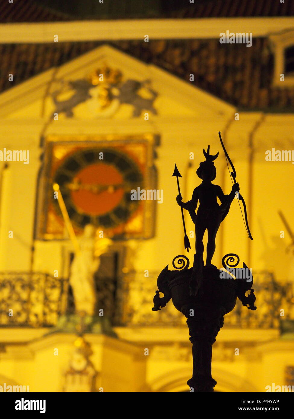 Luna fountain luneburg hi-res stock photography and images - Alamy