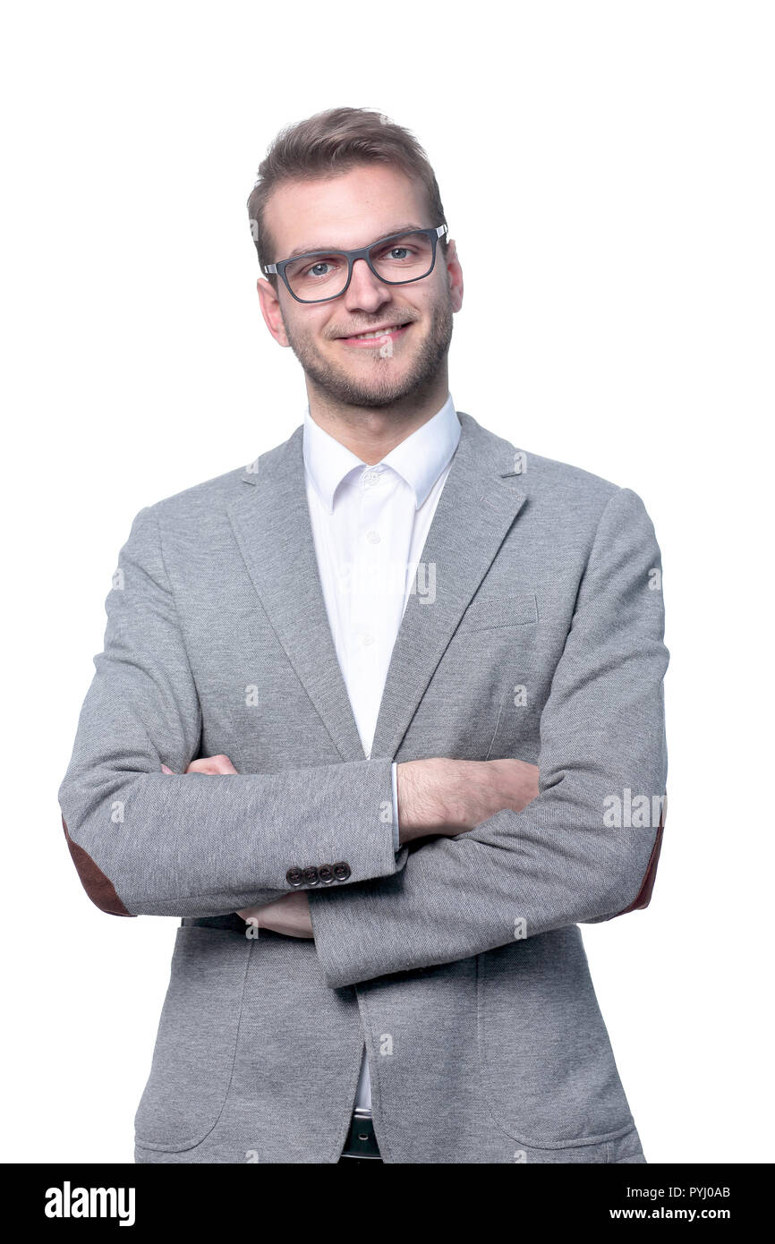 portrait of successful business man Stock Photo - Alamy