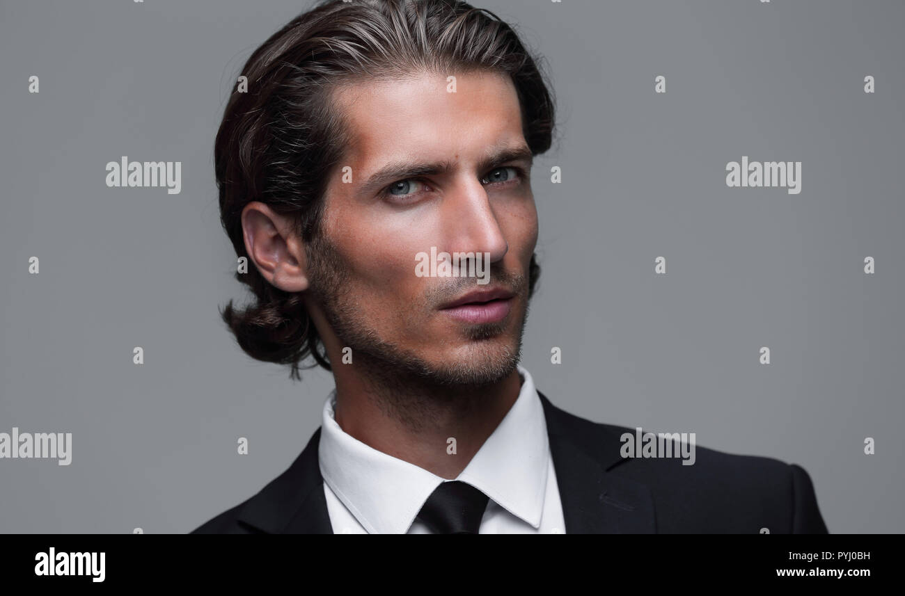 face of responsible business men Stock Photo - Alamy