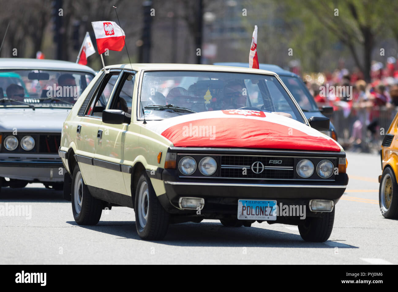 Chicago, Illinois, USA - May 5, 2018: The Polish Constitution Day ...