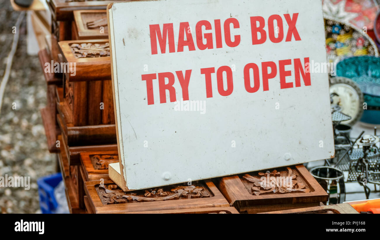 Wooden trap box hi-res stock photography and images - Alamy